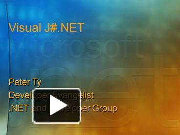 PPT – .NET PowerPoint presentation | free to view - id: 14d9d-MTdmZ
