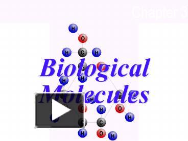 PPT – Biological Molecules PowerPoint presentation | free to view - id ...