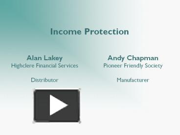 Income Protection presentation | free to download