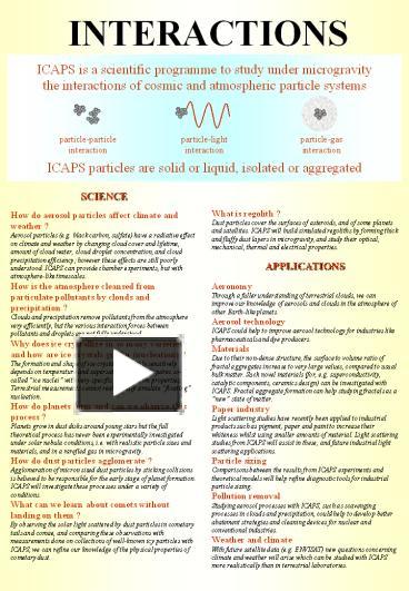 PPT – INTERACTIONS PowerPoint presentation | free to download - id ...