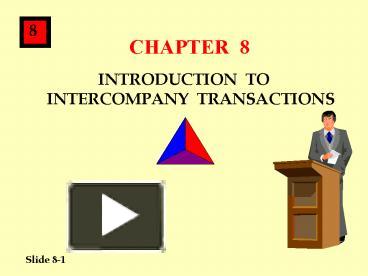 INTRODUCTION TO INTERCOMPANY TRANSACTIONS presentation | free to view