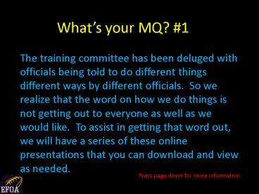 PPT – Whats your MQ PowerPoint presentation | free to view - id: 14e9ce ...