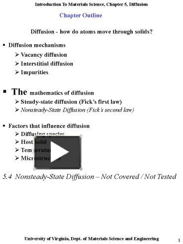 PPT – Diffusion how do atoms move through solids PowerPoint ...