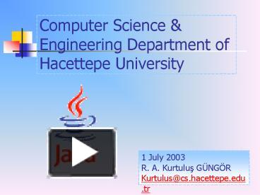 Computer Science presentation | free to view