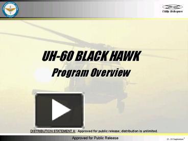 UH60 BLACK HAWK presentation | free to view