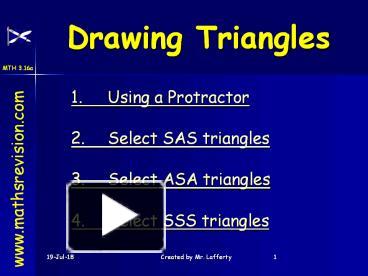 PPT – Drawing Triangles PowerPoint presentation | free to download - id ...