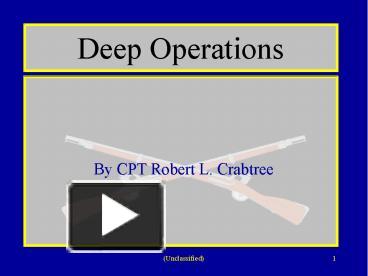PPT – Deep Operations PowerPoint presentation | free to download - id ...