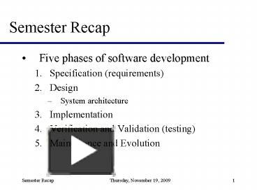 Five phases of software development presentation | free to download