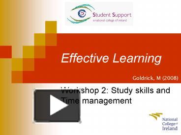 PPT – Effective Learning PowerPoint presentation | free to view - id ...