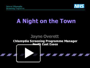National Chlamydia Screening Programme presentation | free to view