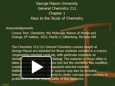 PPT – George Mason University PowerPoint presentation | free to view ...