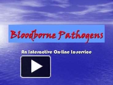 PPT – Bloodborne Pathogens PowerPoint presentation | free to view - id ...