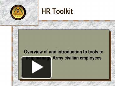 HR Toolkit presentation | free to view