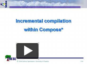 Incremental compilation within Compose presentation | free to view