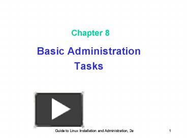 PPT – Basic Administration PowerPoint presentation | free to view - id ...