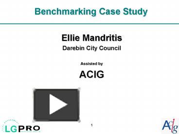 PPT – Benchmarking Case Study PowerPoint presentation | free to view ...