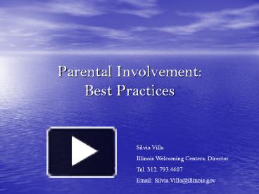 PPT – Parental Involvement: Best Practices PowerPoint presentation ...