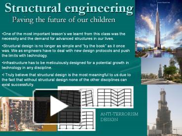 PPT – Structural engineering PowerPoint presentation | free to download ...