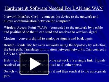 PPT – Hardware PowerPoint presentation | free to download - id: 15229f ...