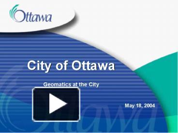 City of Ottawa presentation | free to view