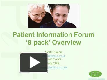 Mark Duman presentation | free to view