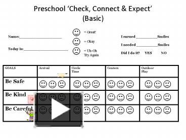 PPT – Preschool Check, Connect PowerPoint presentation | free to ...