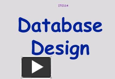 PPT – Relational Database Model Database Design PowerPoint presentation ...