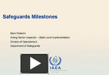 PPT – Template for Department of Safeguards PowerPoint presentation ...