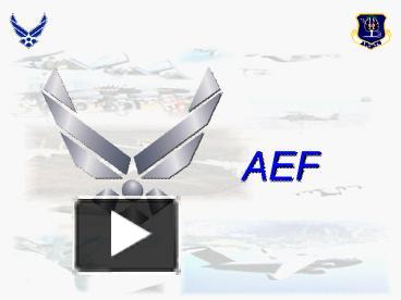 EAF Concepts Briefing presentation | free to view