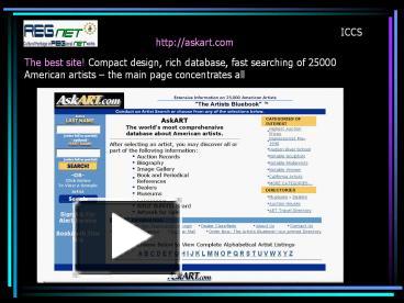 http://askart.com presentation | free to download