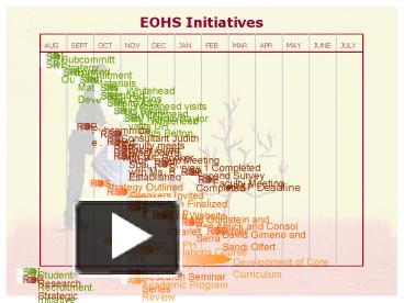EOHS Initiatives presentation | free to view