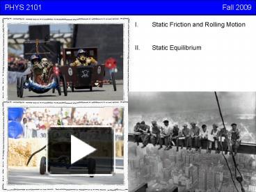 PPT – PHYS 2101 PowerPoint presentation | free to view - id: 15543c-OTlkZ