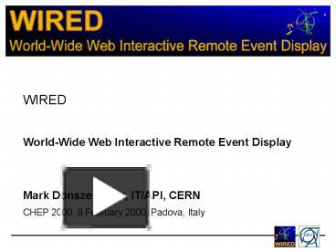 WIRED presentation | free to download
