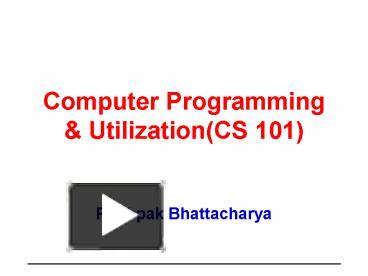PPT – Computer Programming PowerPoint presentation | free to view - id ...