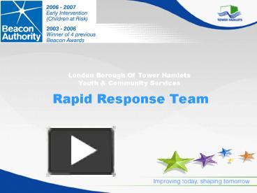 Rapid Response Team presentation | free to view