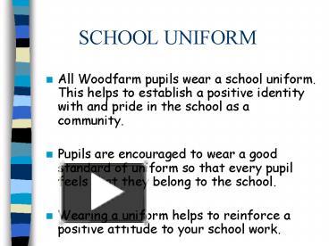 PPT – SCHOOL UNIFORM PowerPoint presentation | free to view - id ...