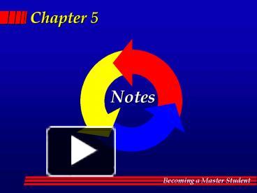 PPT – Becoming a Master Student PowerPoint presentation | free to view ...