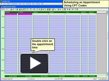 PPT – Scheduling an Appointment Using CPT Codes PowerPoint presentation ...