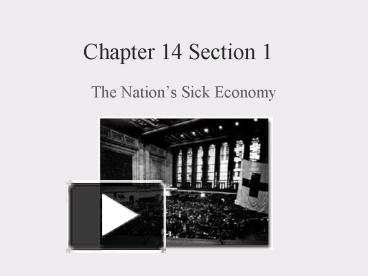 PPT – Chapter 14 Section 1 PowerPoint presentation | free to view - id ...