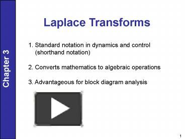 Laplace Transforms presentation | free to view