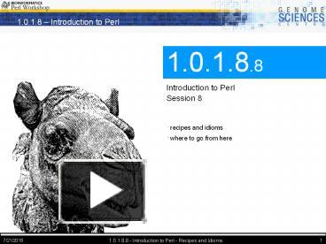 PPT – Introduction to Perl PowerPoint presentation | free to download ...
