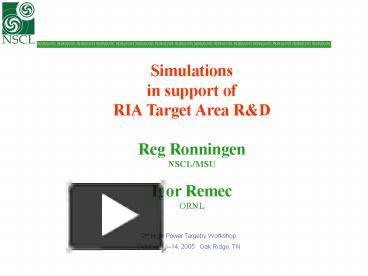 PPT – Simulations PowerPoint presentation | free to download - id ...