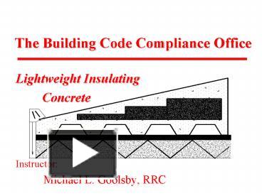 The Building Code Compliance Office presentation | free to view