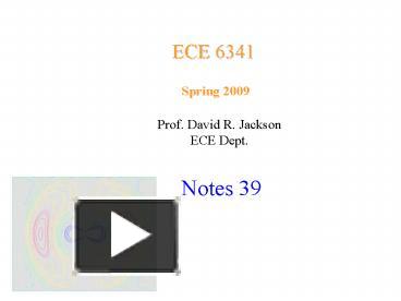 PPT – ECE 1100 Introduction to Electrical and Computer Engineering ...