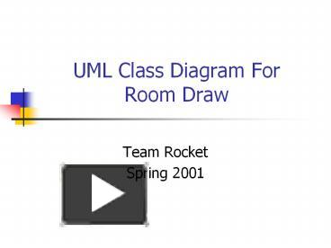 PPT – UML Class Diagram For Room Draw PowerPoint presentation | free to ...