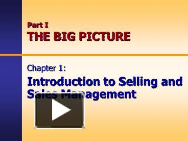 PPT – Part I THE BIG PICTURE PowerPoint presentation | free to download ...