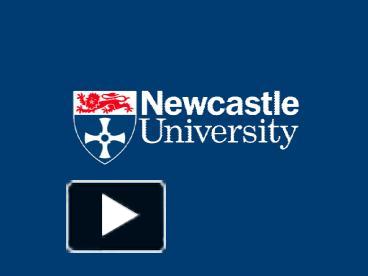 Newcastle University Corporate Visual Identity presentation | free to view
