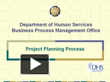 Project Planning Process presentation | free to view