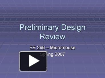 PPT – Preliminary%20Design%20Review PowerPoint presentation | free to ...
