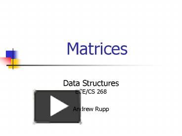 PPT – Matrices PowerPoint presentation | free to view - id: 15b5a5-ZDc1Z